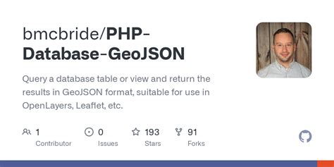 php database geojson demo index at master · bmcbride php database