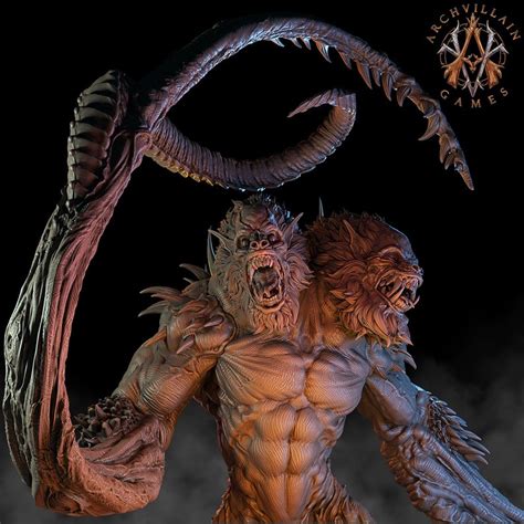 Demogorgon Miniature By Archvillain Etsy