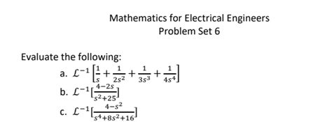 Answered Mathematics For Electrical Engineers Bartleby Answered Mathematics For Electrical Engineers Bartleby