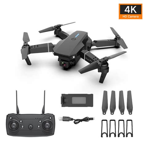Квадрокоптер AirDrone E88 Pro (WiFi FPV 4k 2 камеры) – фото, отзывы ...