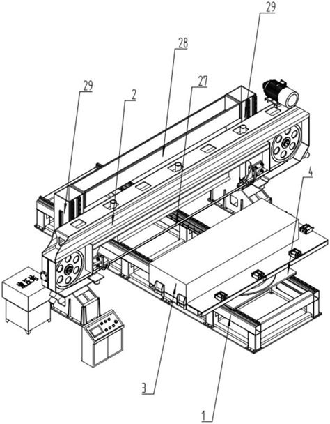 一种多角度锯切的带锯床 爱企查