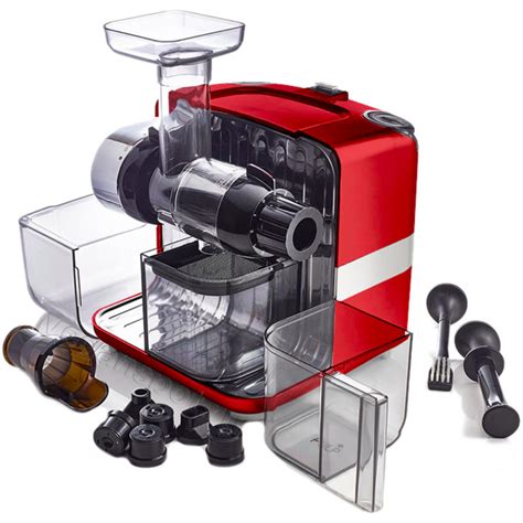 Соковыжималка Omega Cube 302 Red купить в Москве | Гарантия – 3 года!