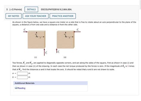 Solved 2 2 Points Details Oscolphys2016 9 2 Wa 004 My