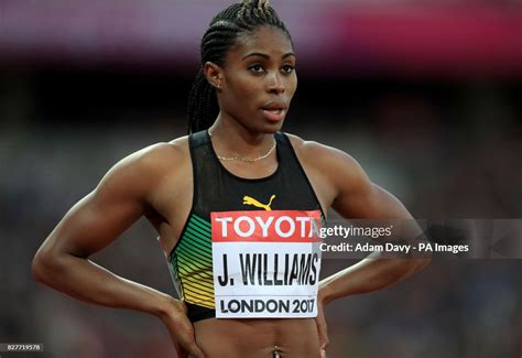 Jamaicas Jodean Williams After The Womens 200m Heat 1 During Day