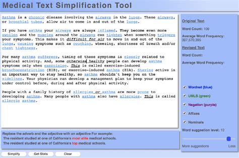 figure 1 from a web based medical text simplification tool semantic