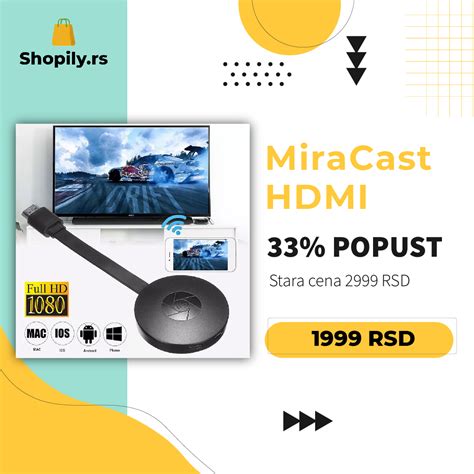 MiraCast HDMI - Shopily.rs