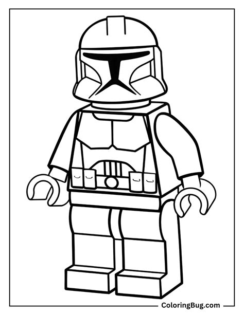 30 Lego Minifigure Coloring Pages Free Printable Pdfs