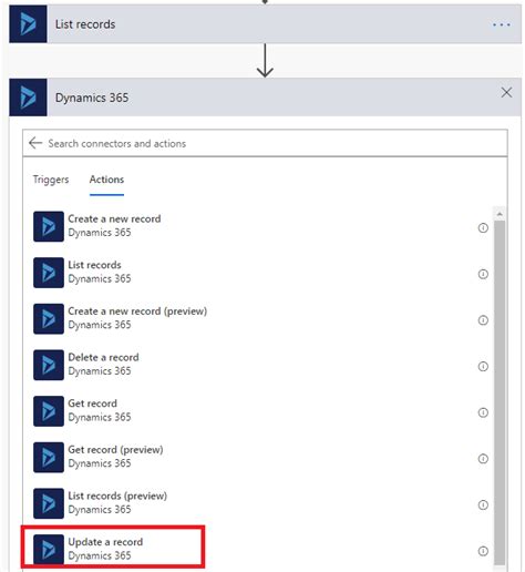 Update Existing Records In Cds Common Data Service Using Microsoft