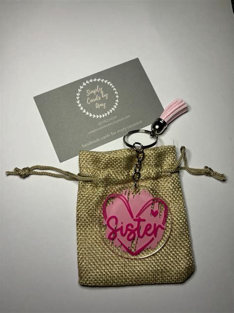 Sister Keyring Folksy