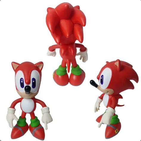 Boneco Sonic Vermelho Grande 25 Cm Mercadolivre