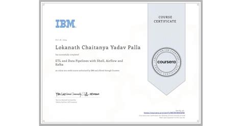 completion certificate for etl and data pipelines with shell airflow