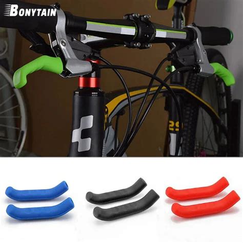 1 쌍 자전거 브레이크 핸들 커버 실리콘 보호 핸들 슬리브 Mtb 자전거 보호 장비 도로 자전거 보호대 액세서리보호기어