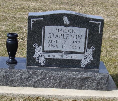 Marion Francis Stapleton Jr 1923 2005 Find A Grave Memorial