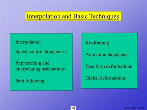 Ppt Interpolation And Basic Techniques Powerpoint Presentation Free Download Id9620564