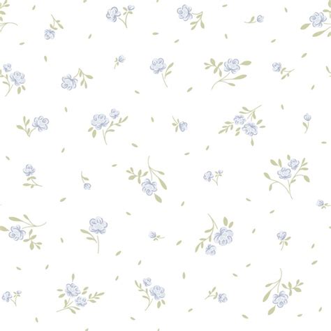 Light Blue Floral Background