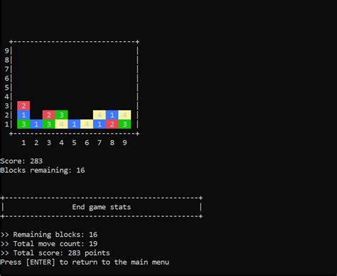 GitHub G Cpp Collapse Block Game Collapse Block Game Console Edition Written In C