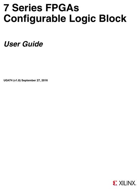 Xilinx 7 Series User Manual Pdf Download Manualslib