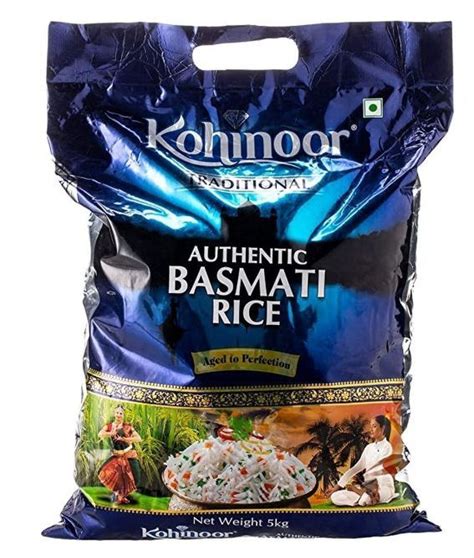 KOHINOOR Рис Басмати шлифованый Платиновая серия ИНДИЯ 5 кг - купить с ...