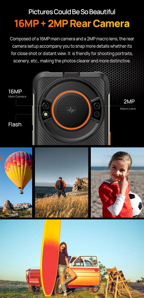 Ulefone Power Armor 16 Pro,super Loud Volume Speaker, Military-Grade ...