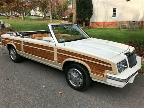 1985 Chrysler Lebaron Convertible Mark Cross Town And Country For Sale