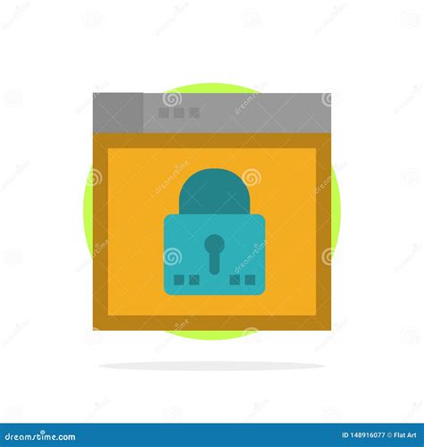 Login Secure Web Layout Password Lock Abstract Circle Background