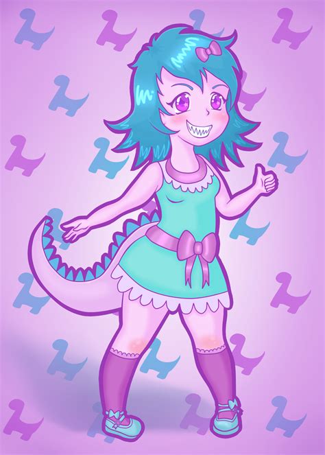 Dino Girl By Sashly On Deviantart