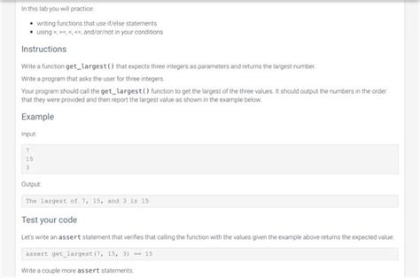 Solved Writing Functions That Use If Else Statements Chegg