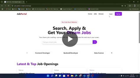 🚀 Introducing My Mern Stack Job Portal Abdul Haseeb