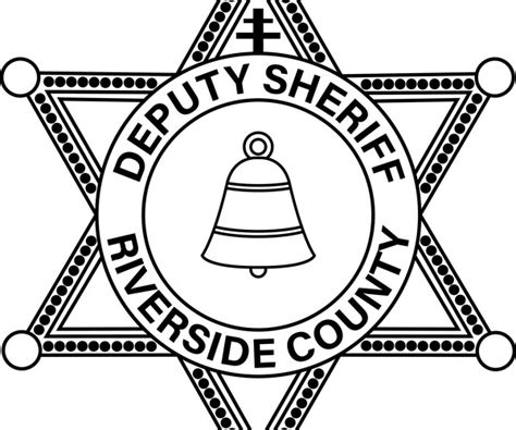 Artstation Riverside County Deputy Sheriff Badge Svg Vector File