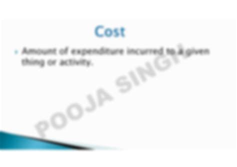 Solution Cost Accounting Unit 1 Classificationofcost Costmeaning Fixed