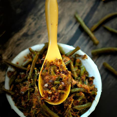 Premium Photo Dry Stirfried Green Beans
