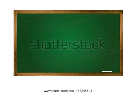 Vector School Green Class Board Chalk Stock Vector Royalty Free