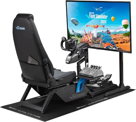 Microsoft Flight Simulator Cockpit Bundle Next Level Racing Msfs Edition Cockpit Floor Mat