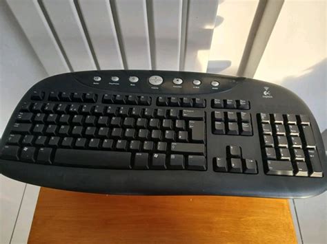 Logitech Y Rk56a Cordless Internet Pro Black Keyboard Fully Working And Functional £5 25 Picclick Uk
