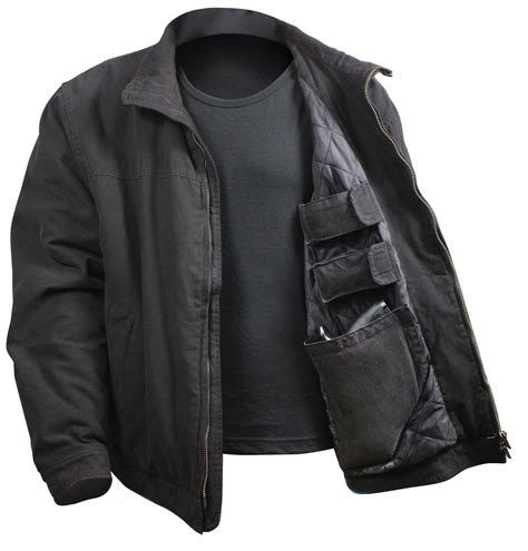 Mens 3 Season Concealed Carry Casual Tactical Jacket Coat Rothco