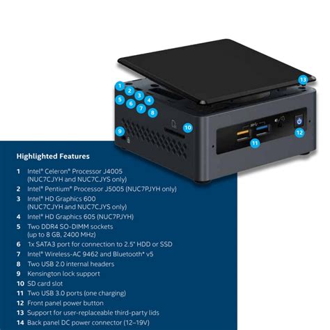 Intel NUC Kit NUC CJYH Best Price In India On Thevaluestore In Celeron J
