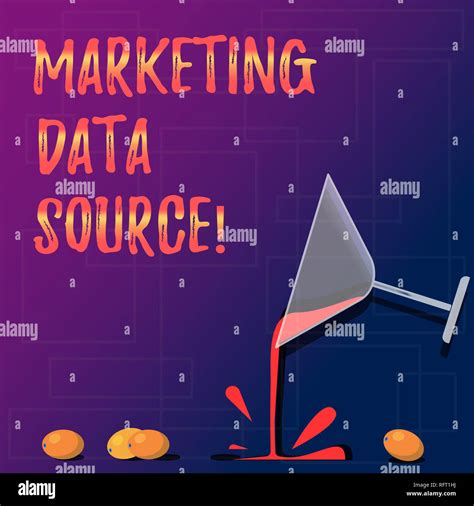 Handwriting Text Marketing Data Source Concept Meaning Connection Set Up To A Database From A