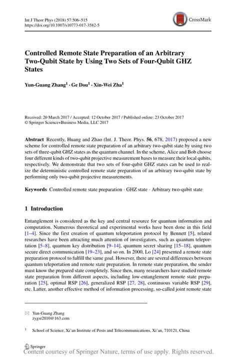 Controlled Remote State Preparation Of An Arbitrary Two Qubit State By