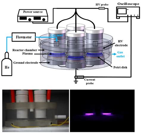 Schematic Diagram Of The Atmospheric Pressure Dielectric Barrier Download Scientific Diagram