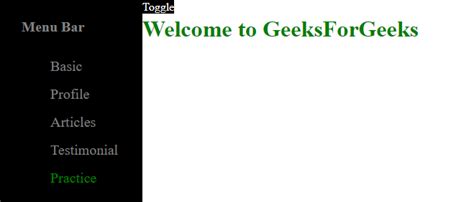 How To Close Sidebar By Default Using Bootstrap GeeksforGeeks