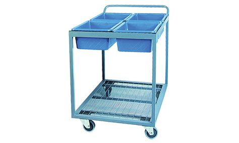 Order Picking Trolley Four Tub Storage And Trolleys Krosstech