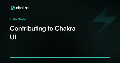 Contributing To Chakra Ui Chakra Ui