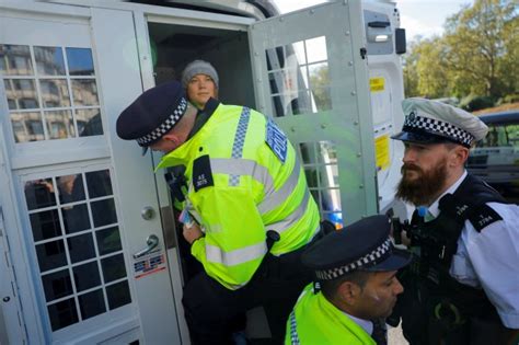 Greta Thunberg Charged By Police After Being Arrested At London Protest