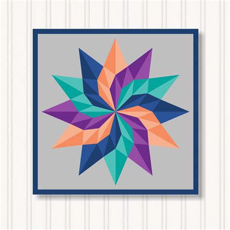 Barn Quilt Wall Art 8 Sizes Outdoor And Indoor Square Block Home Decor