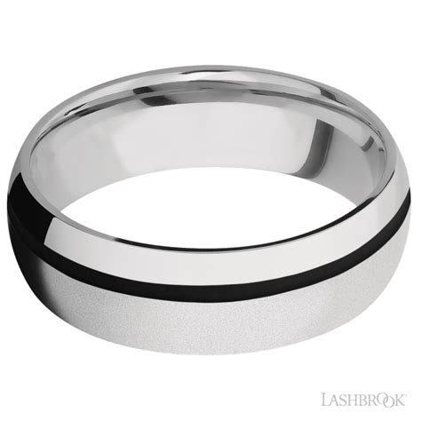 Lashbrook Designs 7 Mm Widedomedcobalt Chrome Band With One 1 Mm Off
