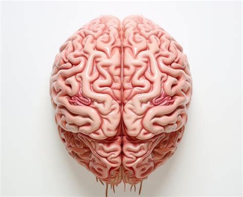 A Human Brain Model Stock Illustration Illustration Of Isolated