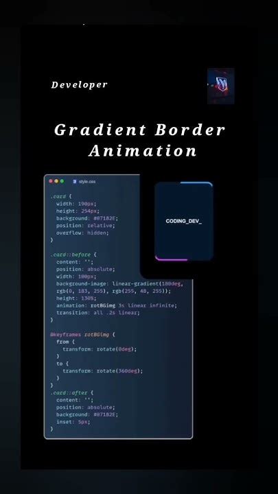 Css Border Animation Shorts Viral Cod Css Youtube