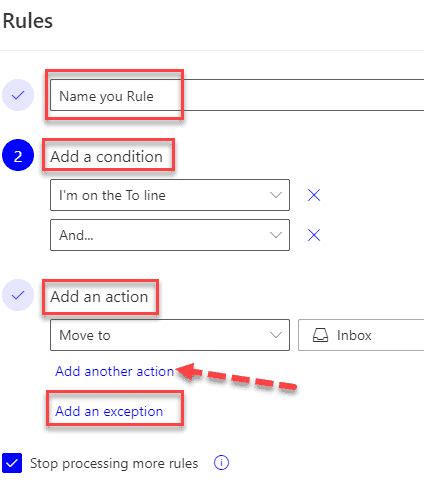 How To Setup Run Rules In Outlook 365 Webmail Detailed Guide