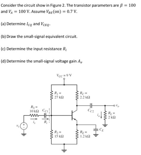 solved consider the circuit show in figure 2 the