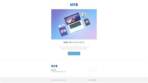 MDBootstrap Snippets Material Design For Bootstrap